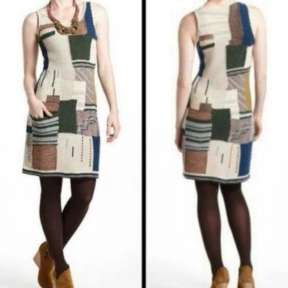 Anthropologie | Dresses | Alpaca Patchwork Jumper | Poshmark